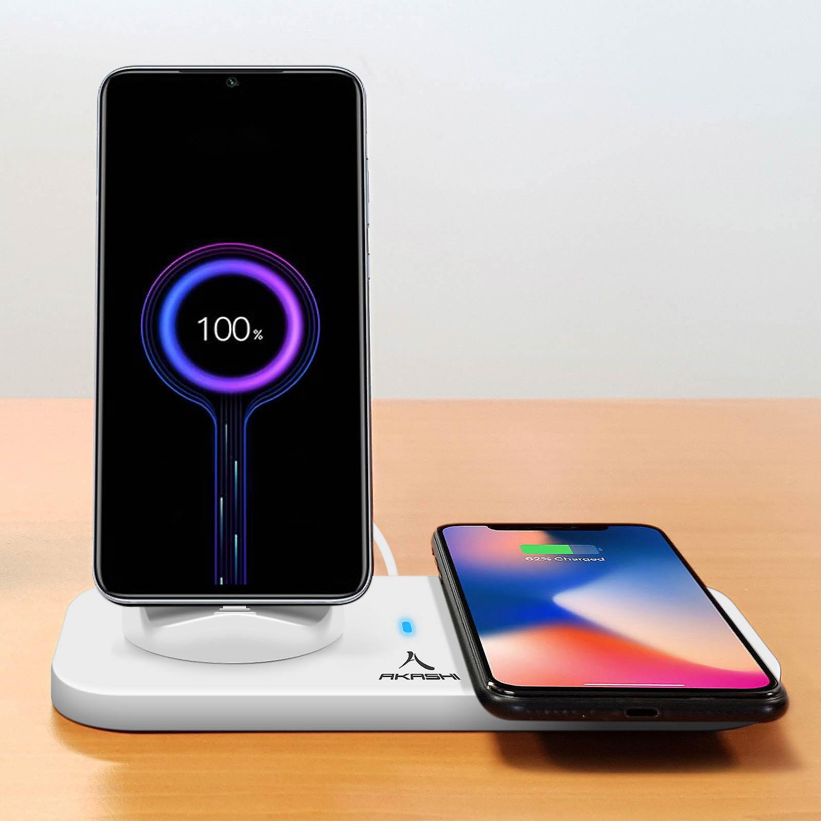 Universal 4-in-1 Charging Dock Station USB-C/Lightning/Micro-USB/QI ...