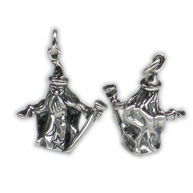 Wizard Sterling Silver Charm .925 X 1 Wizards Charms | Fruugo CA
