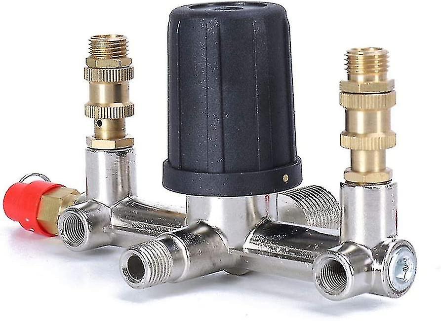 Air Compressor Pressure Switch Double Outlet Tube Air Compressor Switch Pressure Regulator Valve ...