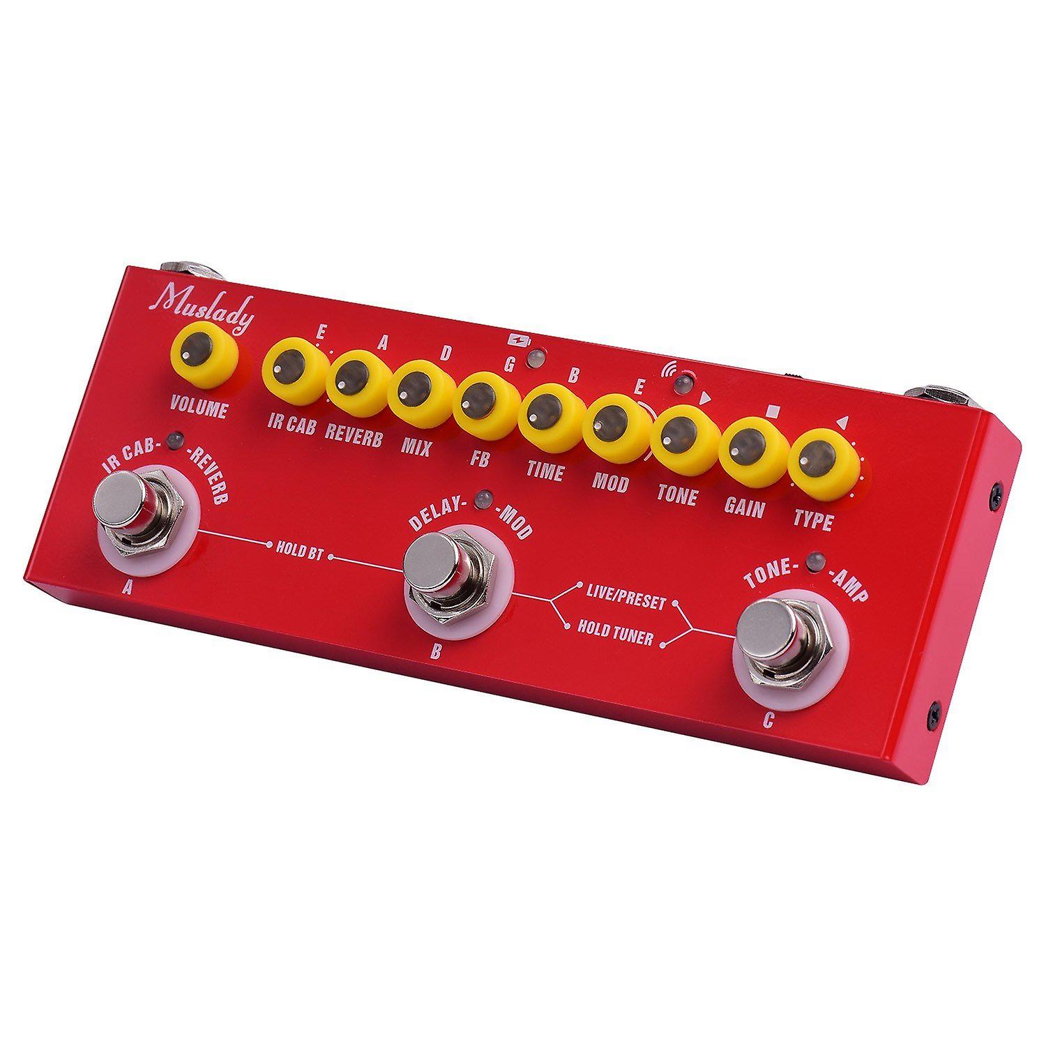 Portable multi-functional electric guitar combined effects pedal ...