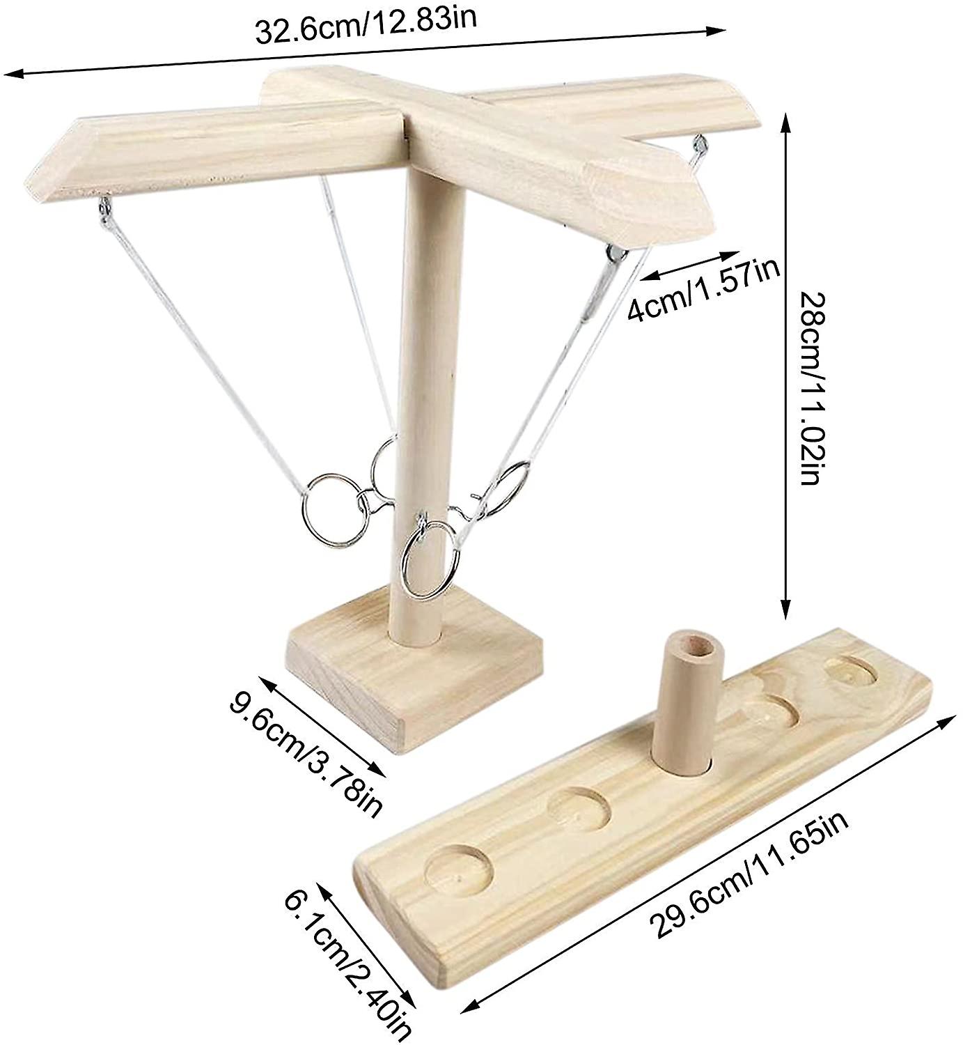Ring Toss Games Throwing Hook and Loop 4 People Interactive A | Fruugo DK