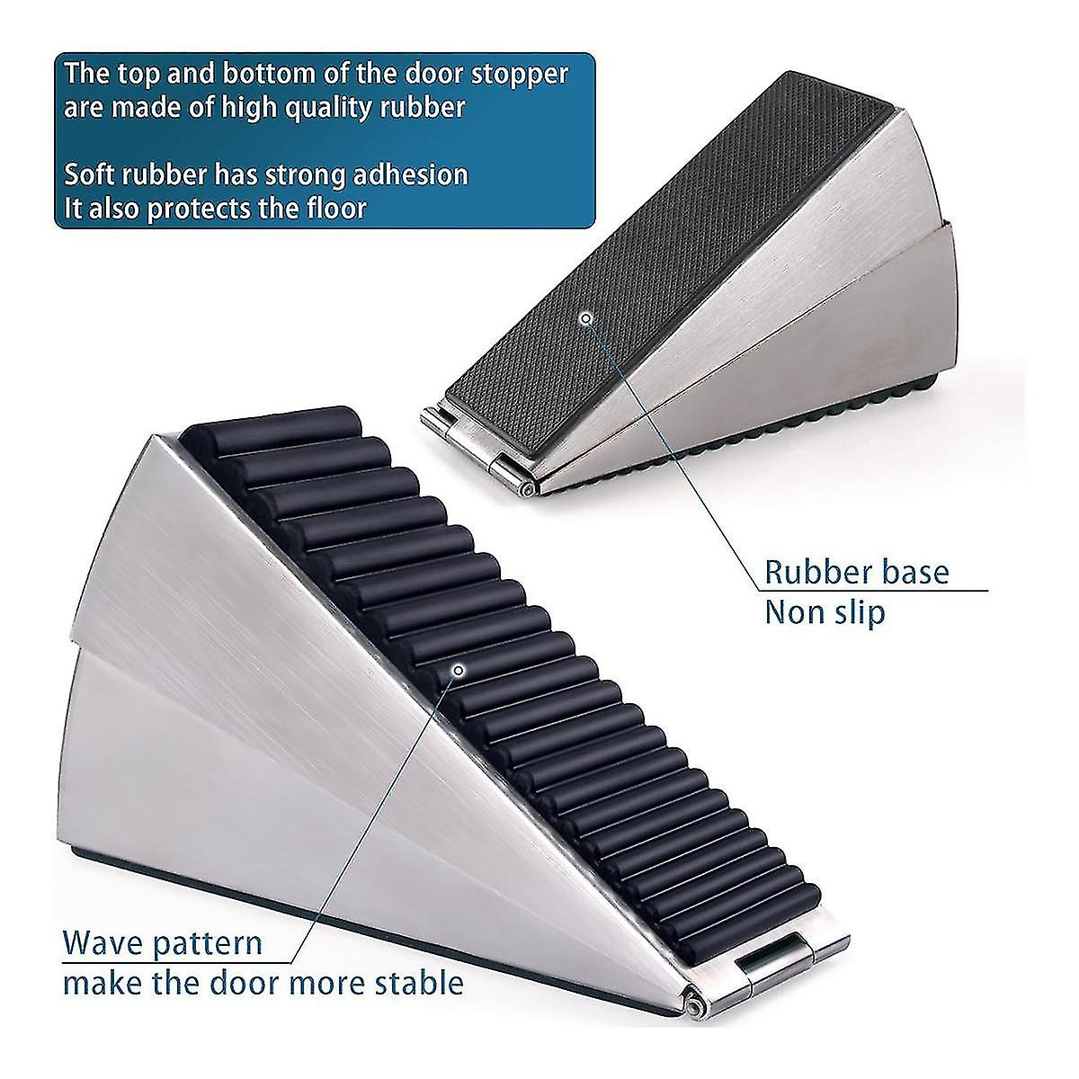 Door Stopper,Heavy Duty Door Stop Wedge Tall Door Stoppers for Bottom ...