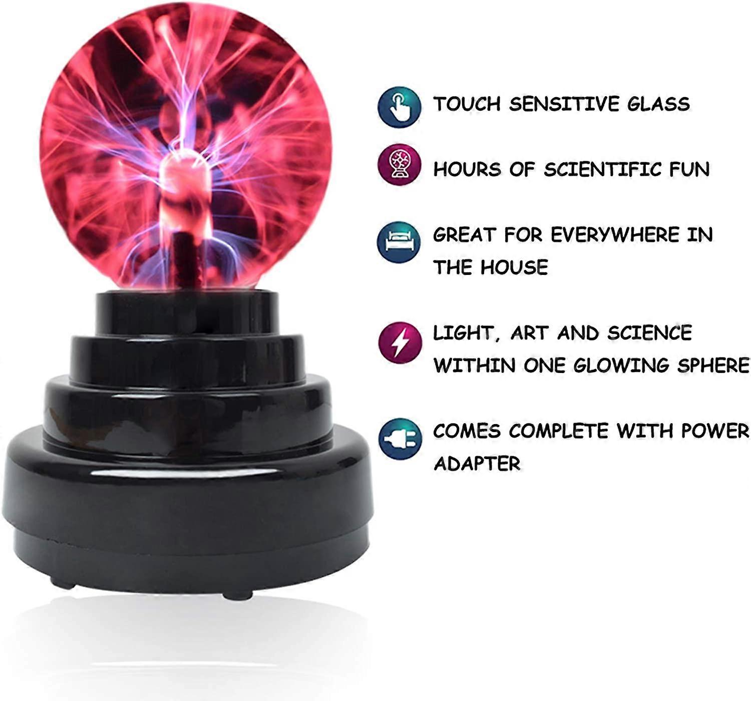 Plasma Ball Touch Sensitive Plasma Ball Sphere Light Magic Ball ...