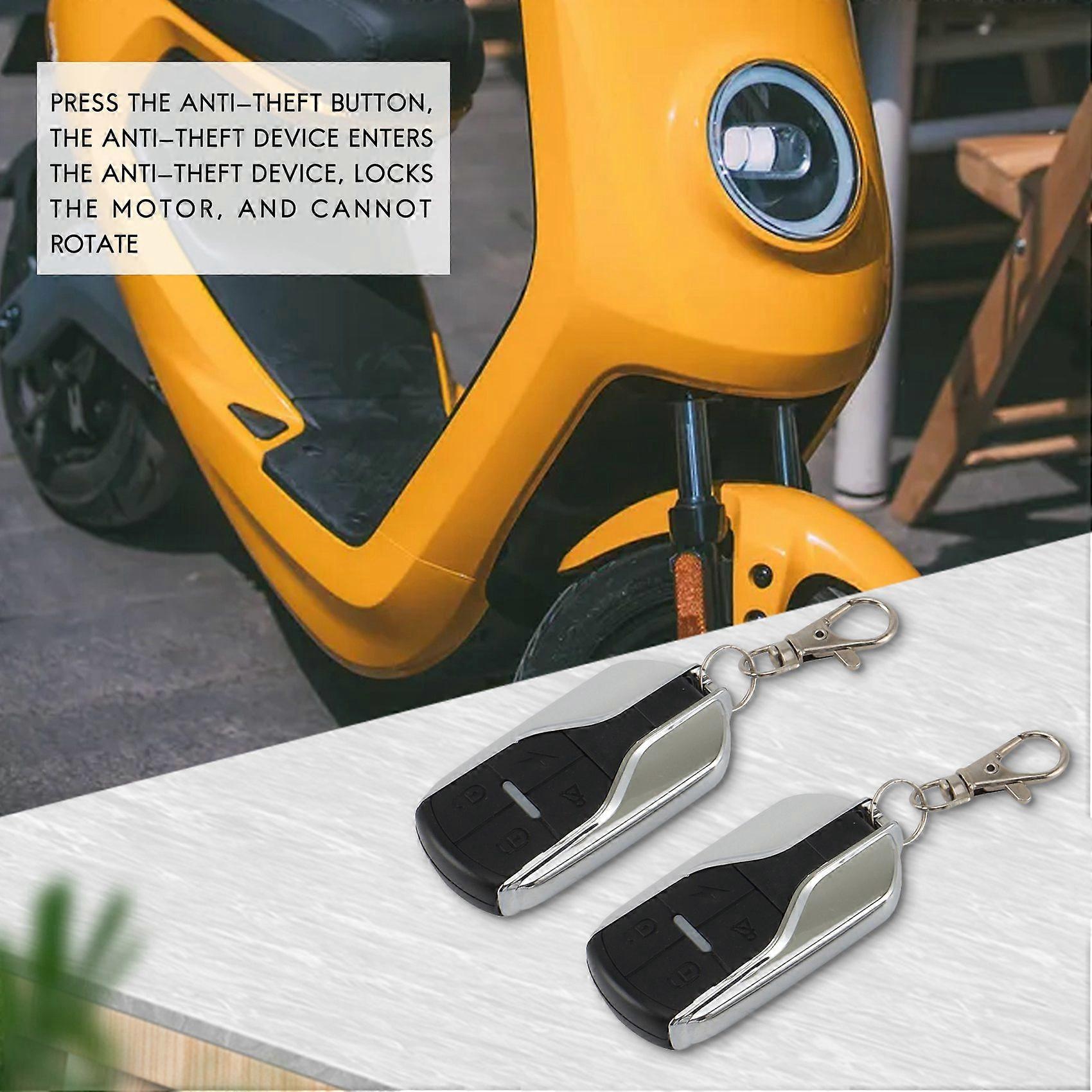 Ebike Alarm System 36V 48V 60V 72V with Two Switch for Electric Bicycle/Scooter Ebike/Brushless ...