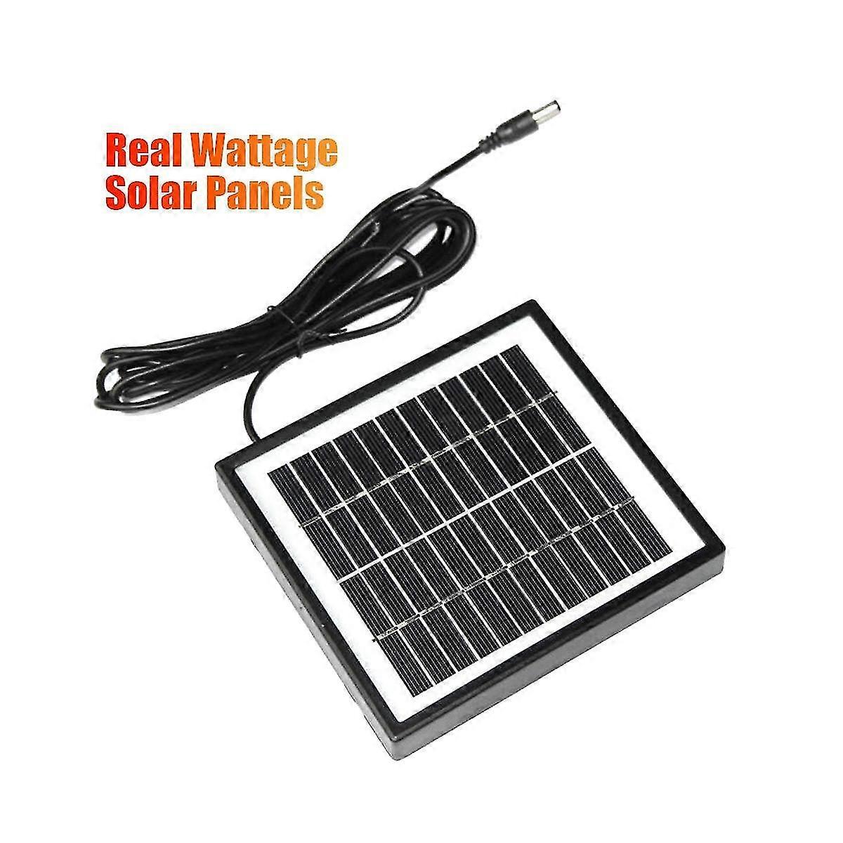 12v 2w Solar Panel Solar Garden Light Panel Diy Parts Dc Port Solar ...