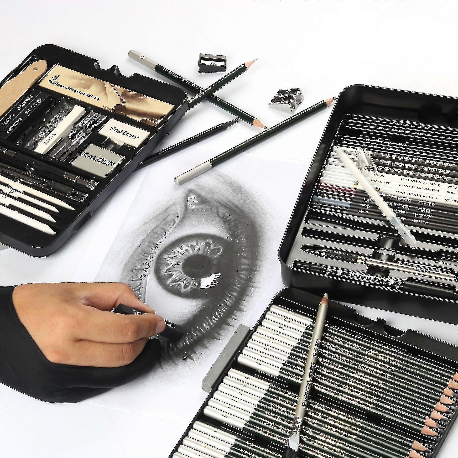 70 Pieces Professional Drawing Sketching Pencils Set,sketch Pencils ...