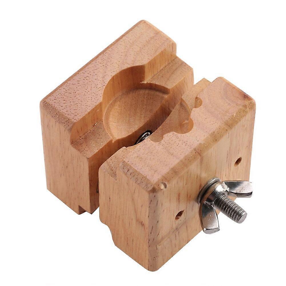 Professional Wooden Watch Case Holder Block Vise Clamp Movement Wood ...