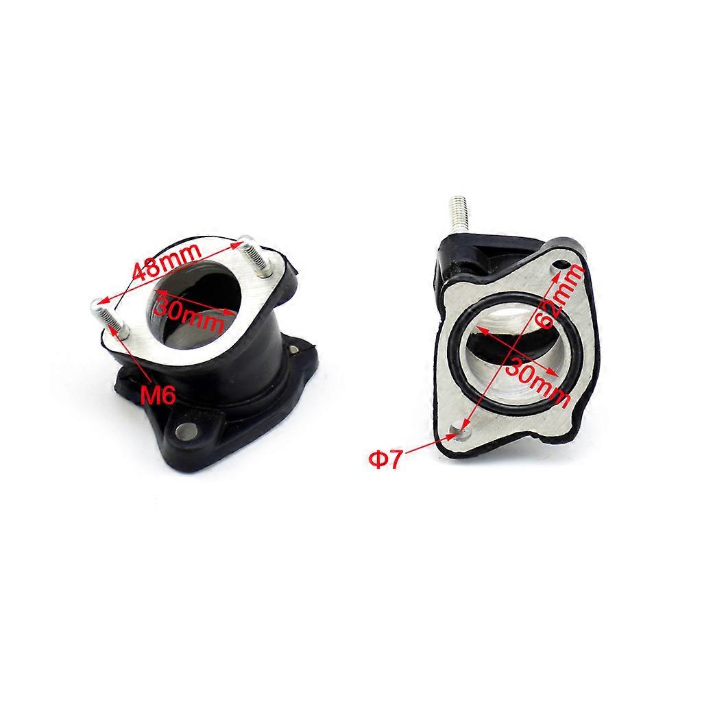 PZ30 PZ27 Carbretor Inlet Intake Manifold Adapter Pipe Rubber 27mm 30mm ...