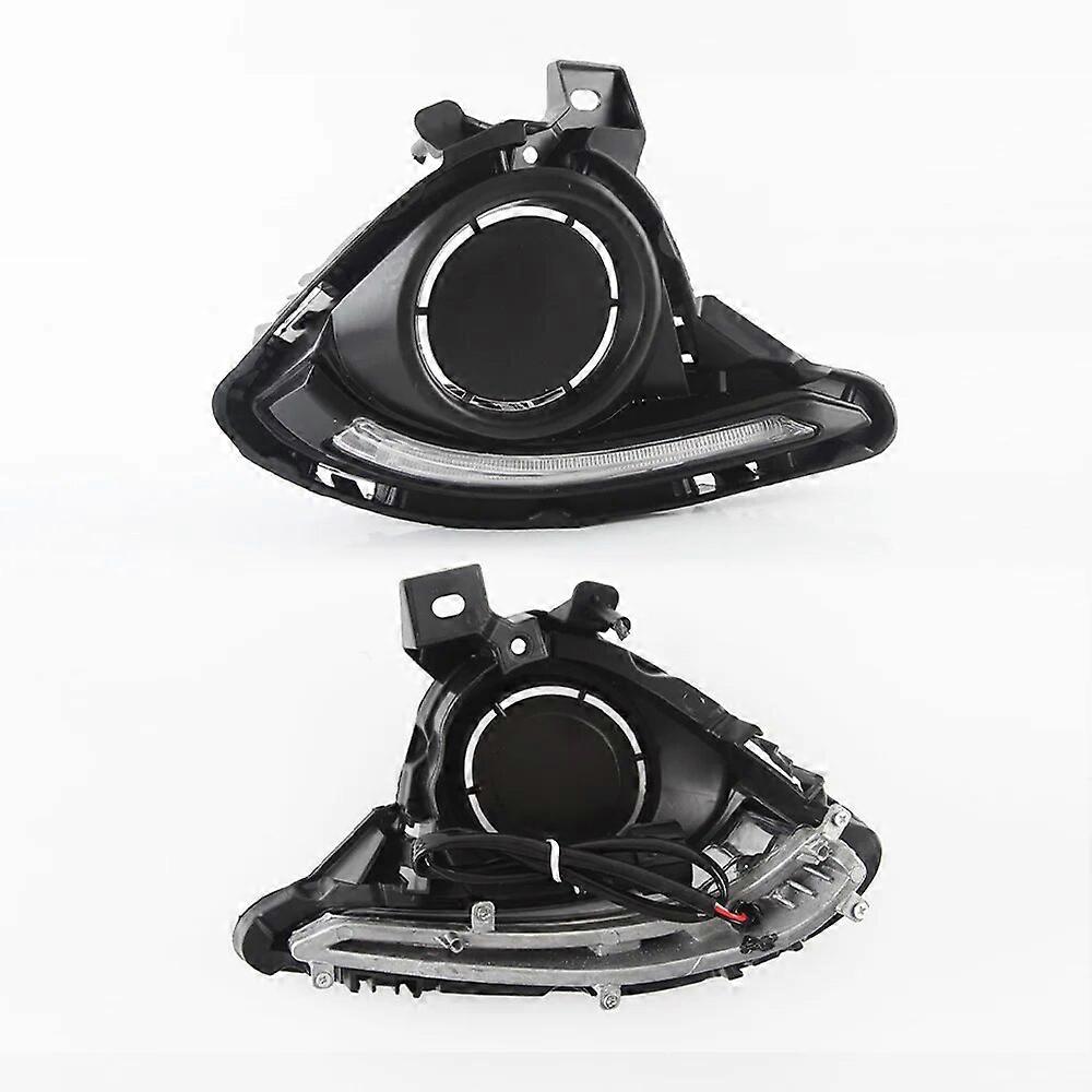 CSCSNL 1 Set Car LED Daytime Running Light For Mazda 2 Mazda2 Demio 2015 2016 2017 Fog light DRL ...