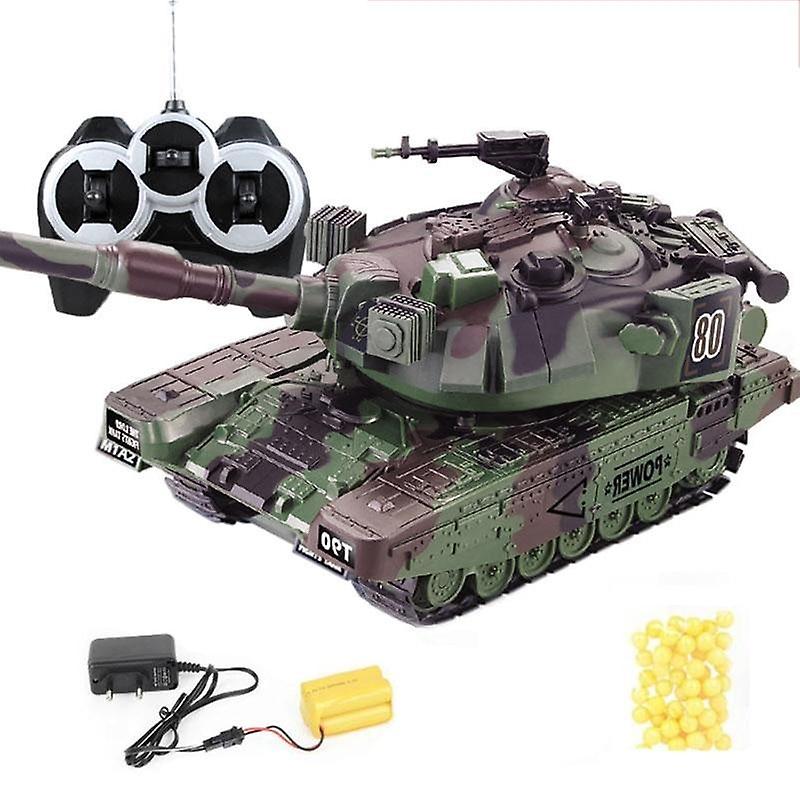 Military War Rc Battle Tank Heavy Large Interactive Remote Control Toy ...