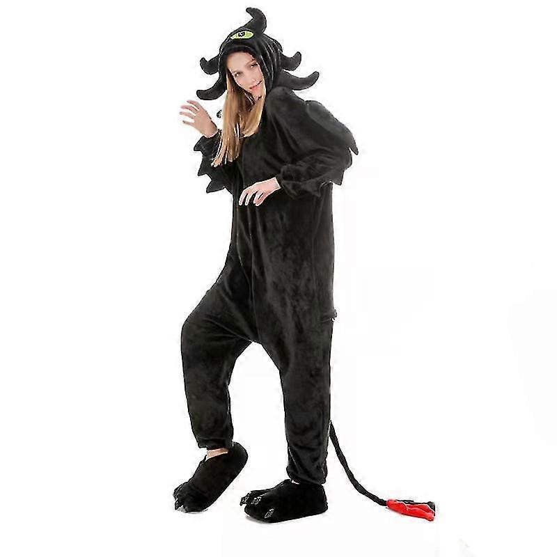 Toothless Costume Dragon Full Body Pajamas Halloween Christmas One ...