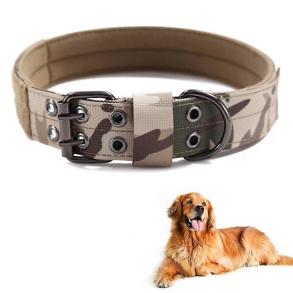 Reflective Dog Collar Tactical Dog Collar Nylon Anti-wear Five-speed ...