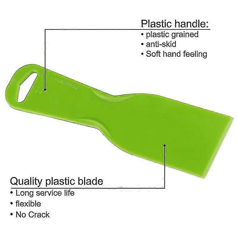 5 Pieces Plastic Putty Knife Set Flexible Paint Scrapers Tool For ...