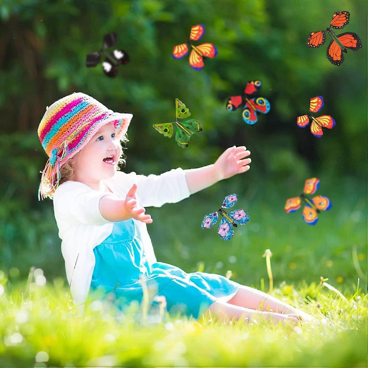 15 Stuks Wind up Butterfly Magic Flying Butterfly Flying Butterflies ...