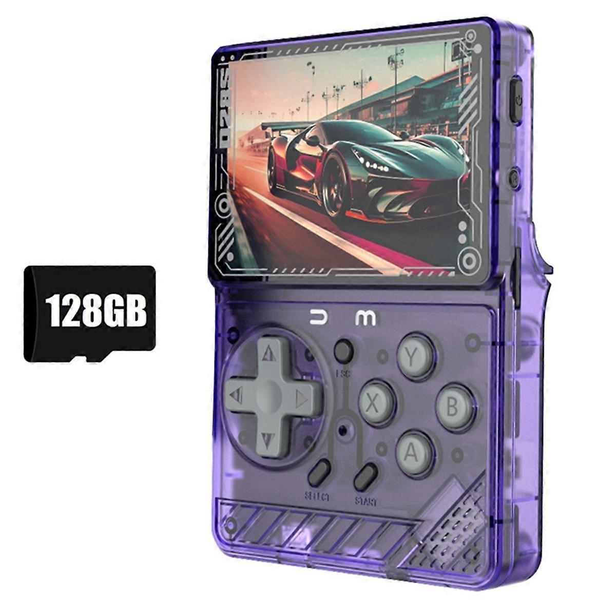 Mini Handheld Video Game Console 128GB+15,000 Games Pocket Retro Video ...
