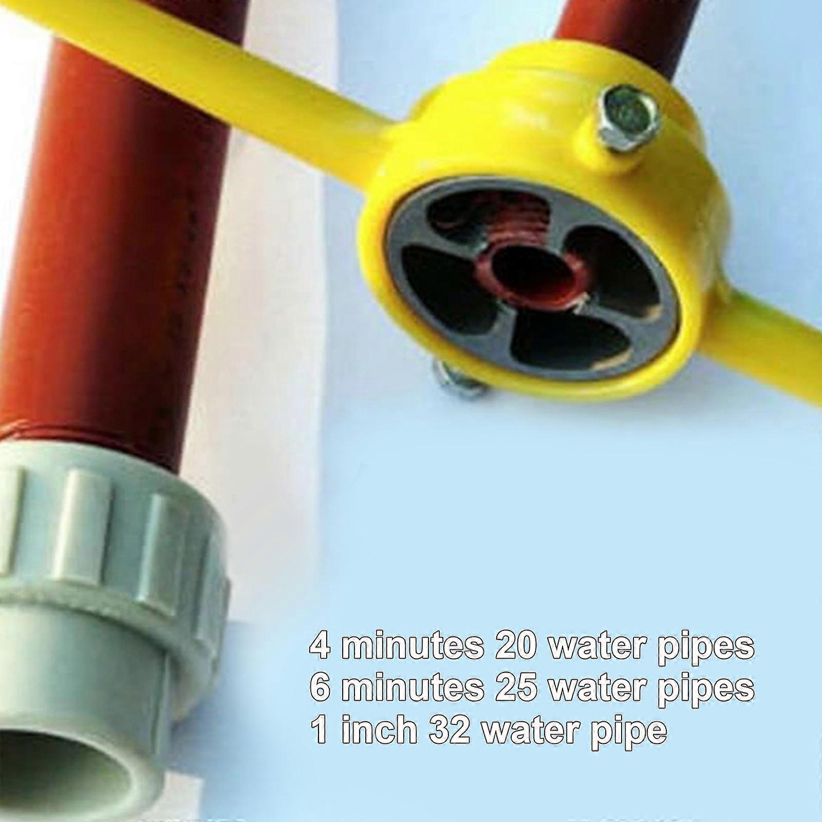 Plastic Pipe Thread Die Kit, New 6PCS Set of Water Pipe Die Plastic ...