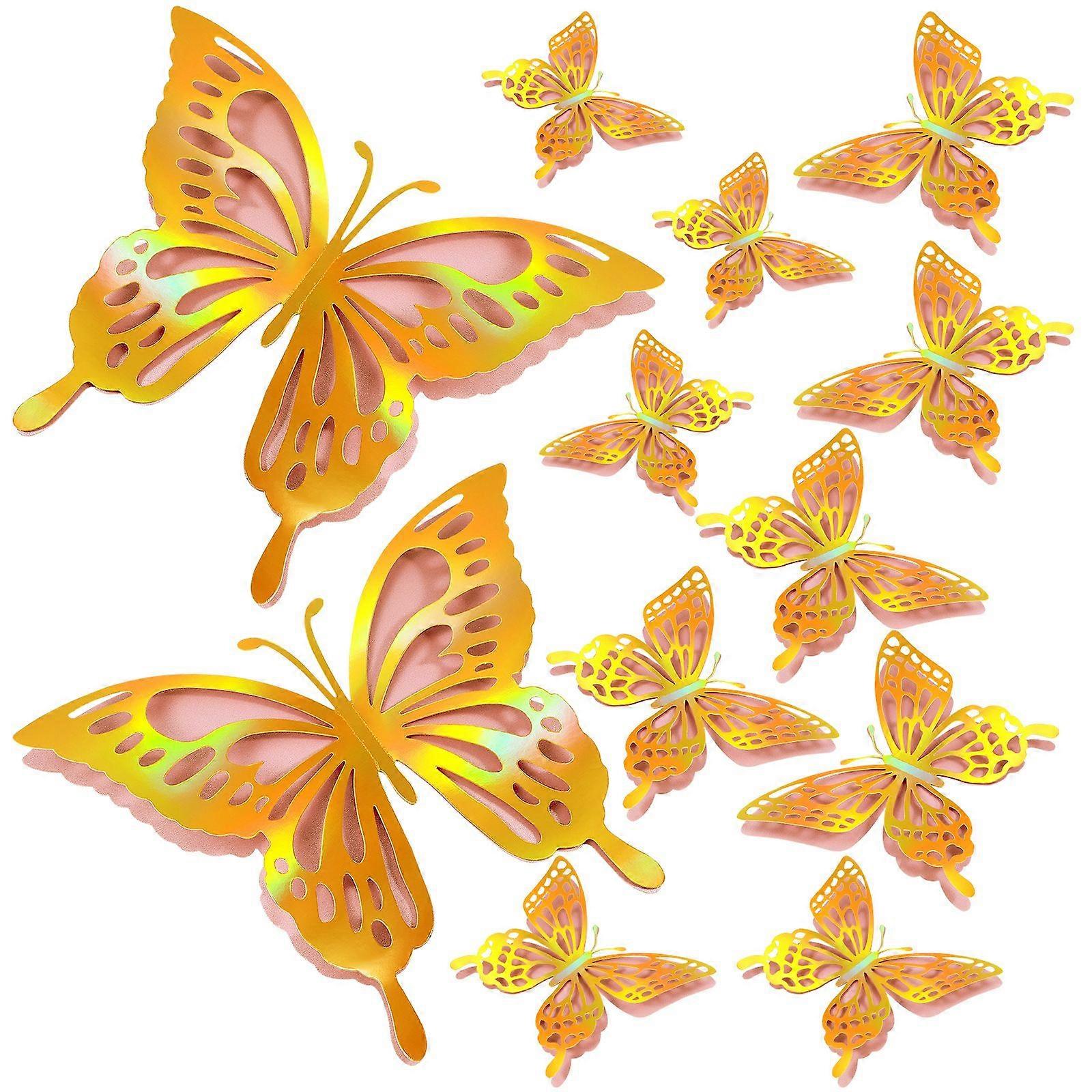 1 Set Butterfly Decorations Big Butterfly Decorations Paper Butterflies ...