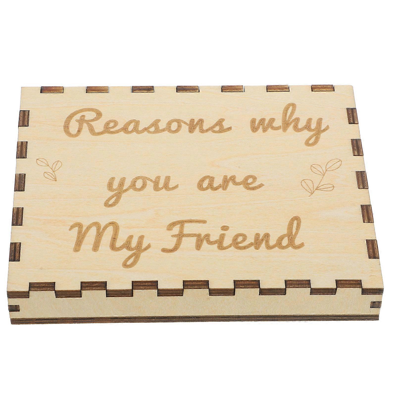 Sentimental Gifts Friend Wood Friendship Box Valentine's Day ...