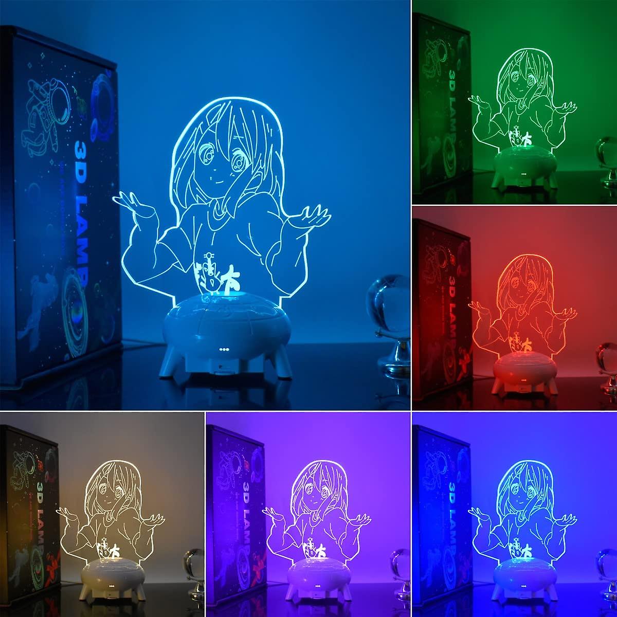 Veeki Anime Girl Led Light Neferpitou 3d Illusion Desk Lamp Cute ...