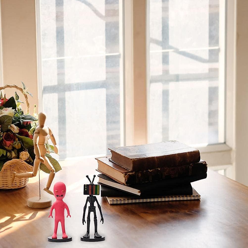 8pcs Siren Head Toys, Siren Head Cake Topper Action Figure Model Doll ...