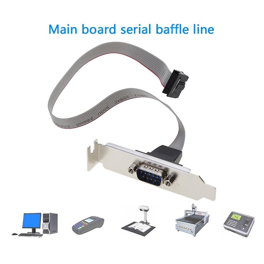 Rs232 Db9 9pin Com Port Db9pin Serial Cable Connector Bracket With 30cm ...