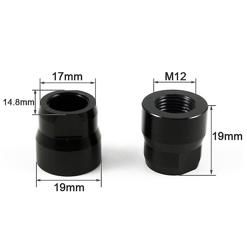 Bicycle Thru Axle M12x1.0mm Nut 1.0mm Thread Axle Nuts M12 Hubs Tube ...