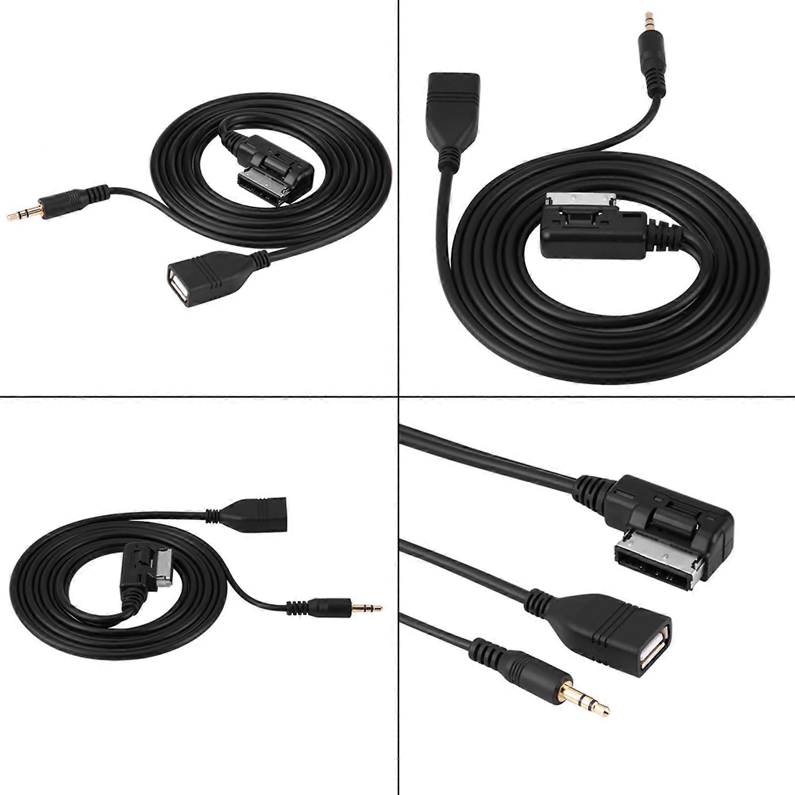 Car Audio AUX USB Adapter Cable for Mercedes Benz C63 E200l CLS E S ML ...
