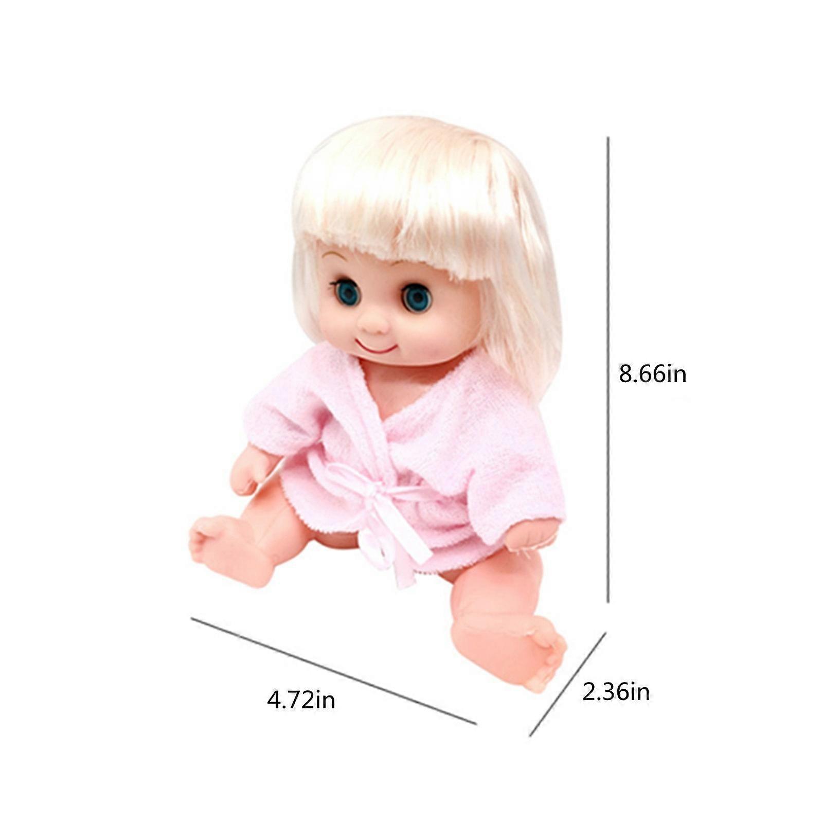 Hot Toys Action Figure Childrens Toys Enamelled Doll Bath Set Children ...