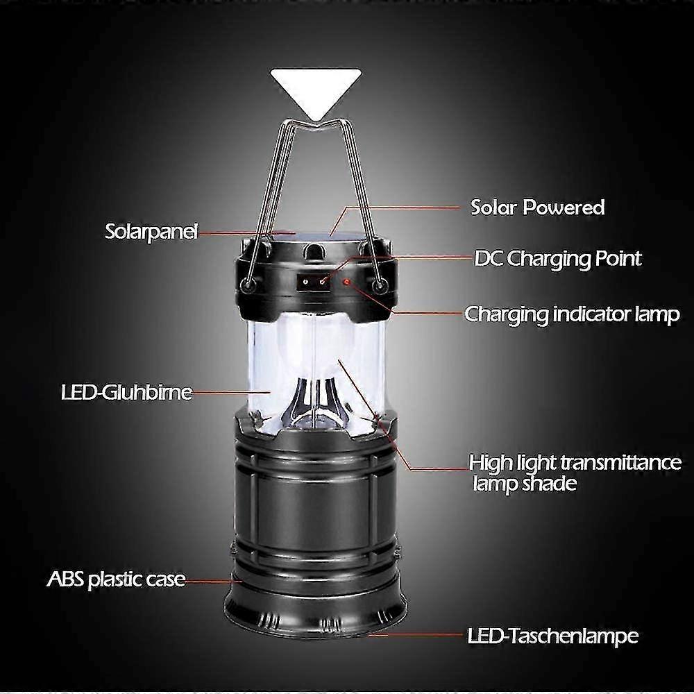 For 2024 Rechargeable Portable Solar Bulb - Camping Light Camping ...