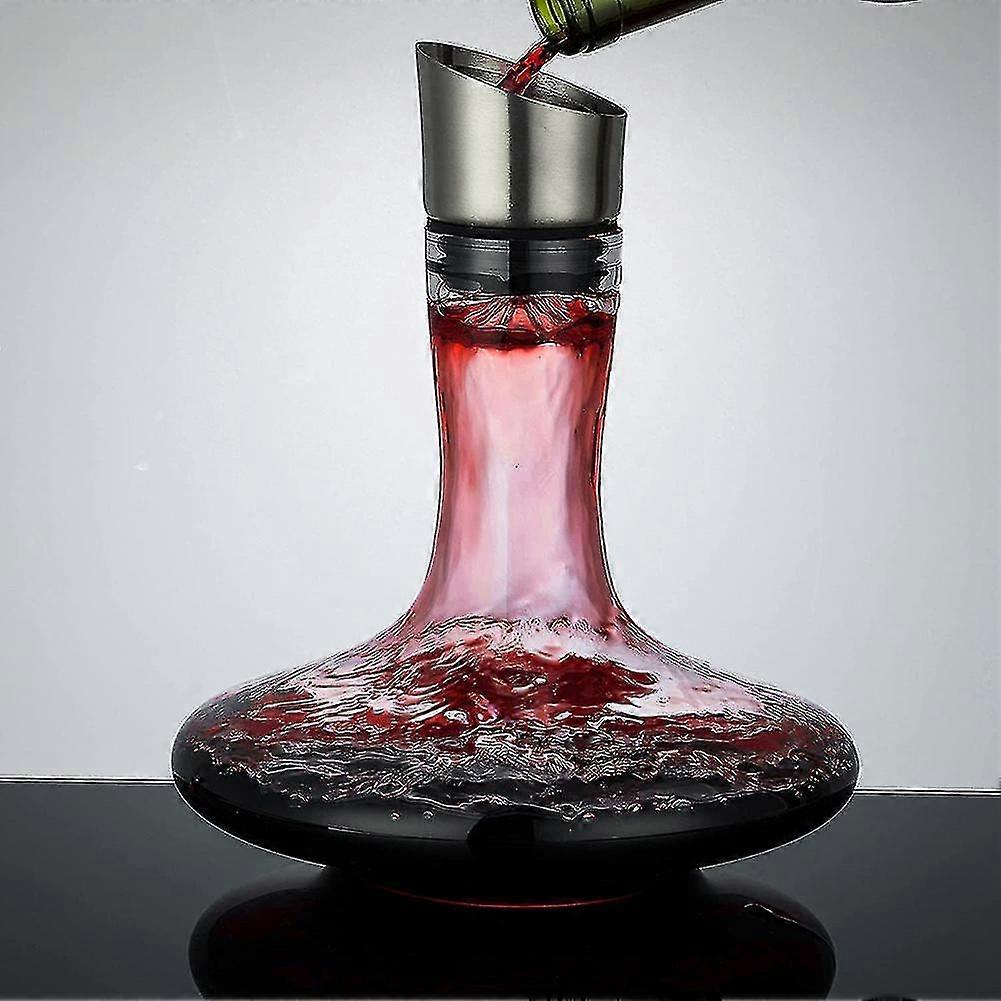 Wine Decanter With Built-in Aerator Pourer Filter | Fruugo UK