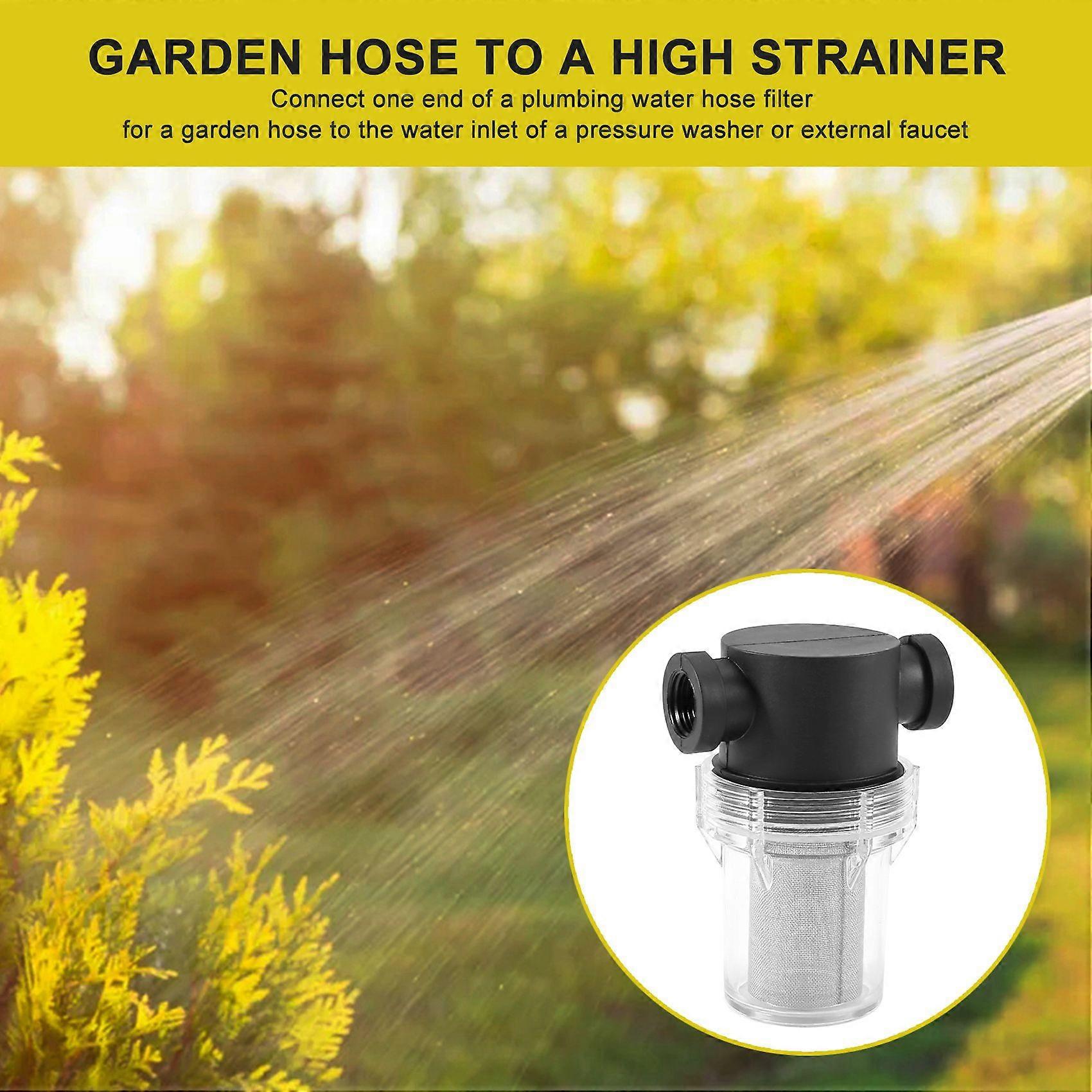 Car Washing Filter 1/2 Inch Inline Mesh Strainer Water Pump Irrigation ...