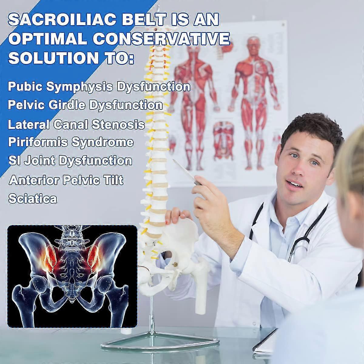 Sacroiliac SI Joint Belt for Women Men - Relief from SI Joint-Related ...
