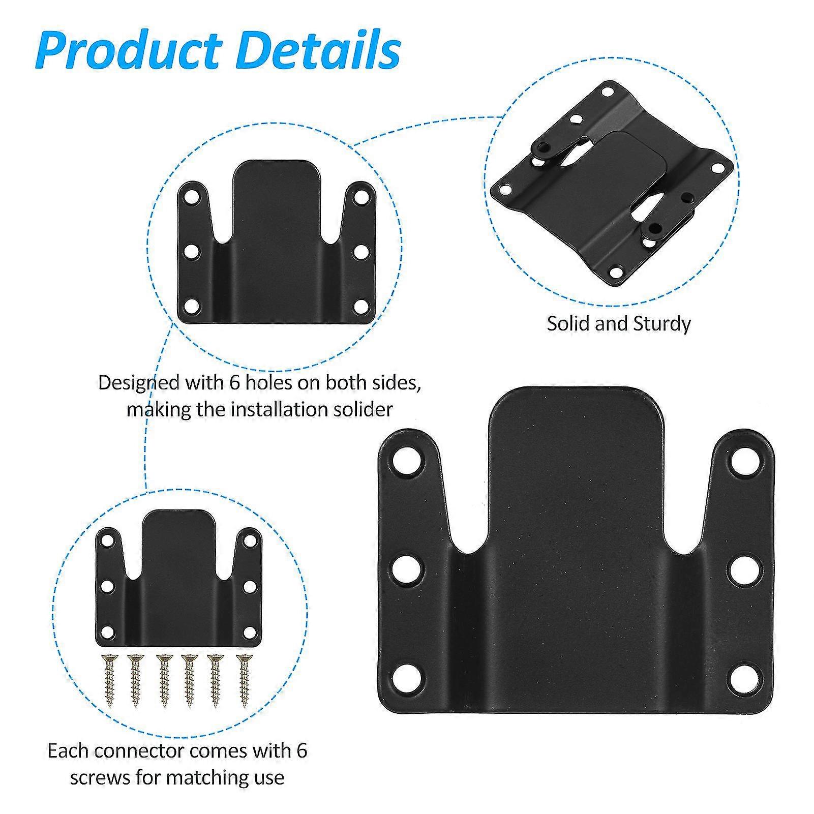 10Pcs Sectional Couch Connectors, Universal Sectional Sofa Interlocking ...