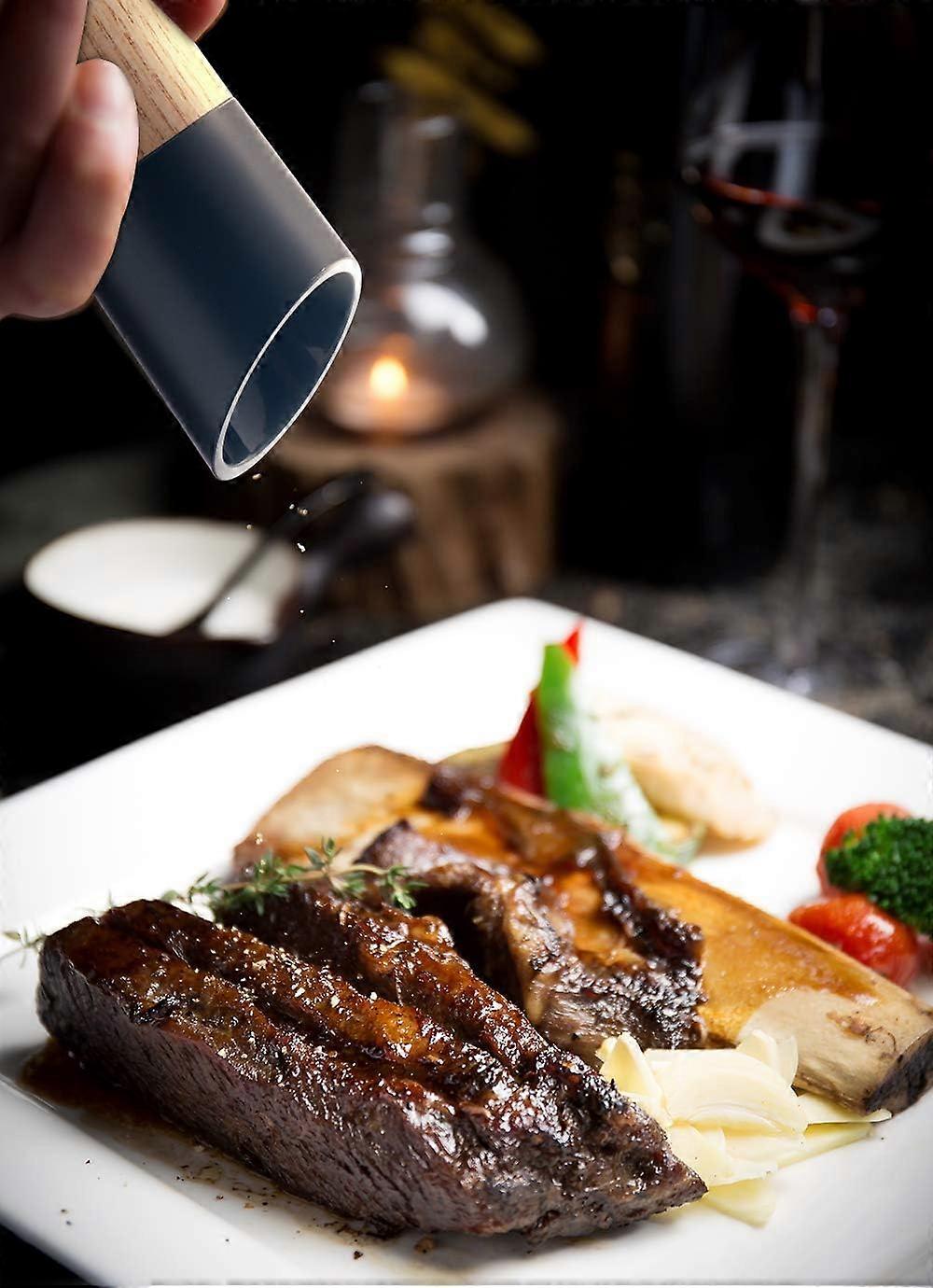 Salt and Pepper Mill Set - Ceramic Core Shaker - Adjustable Grinding ...