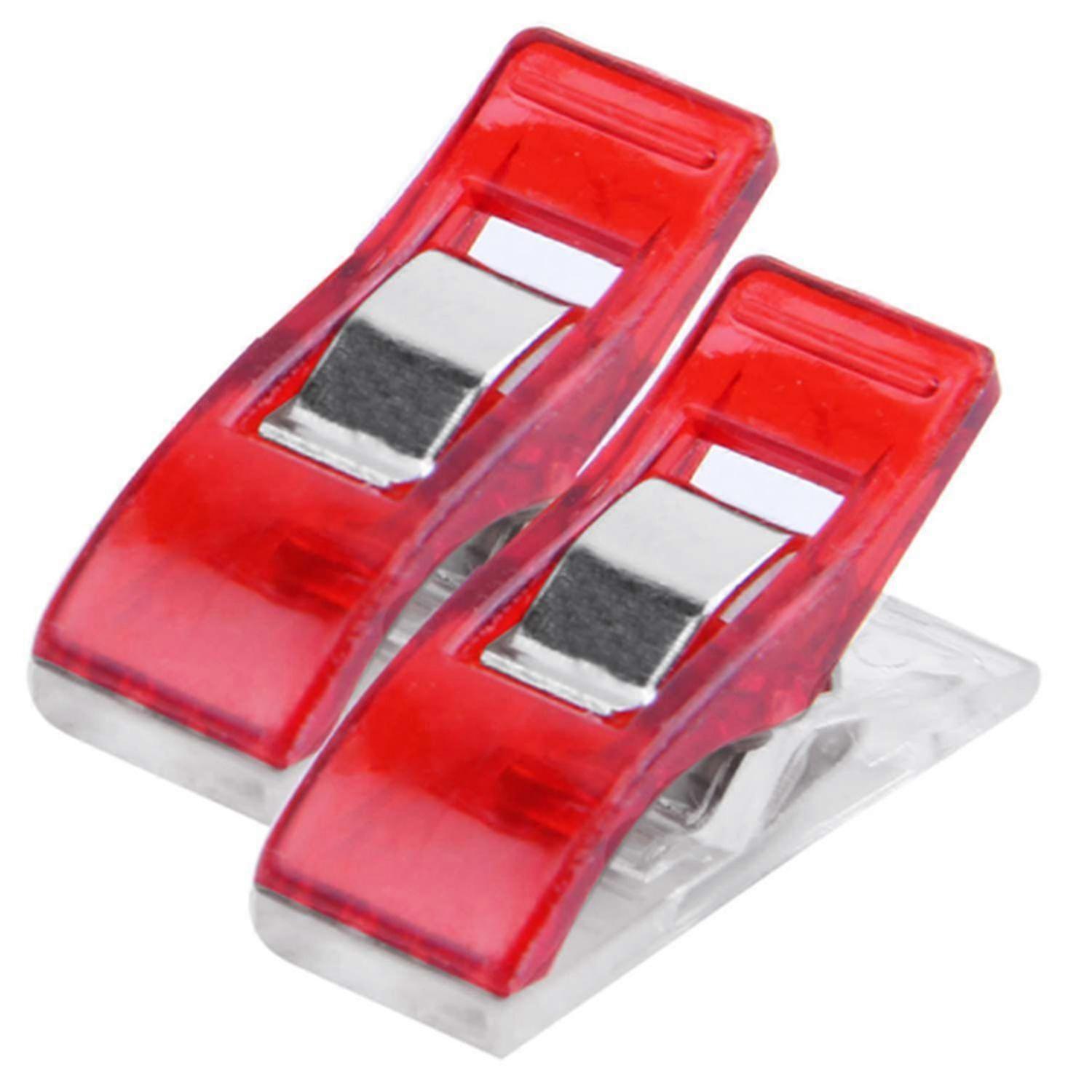 50pcs Red Clips For Fabric Quilting Craft Sewing Knitting Crochet ...