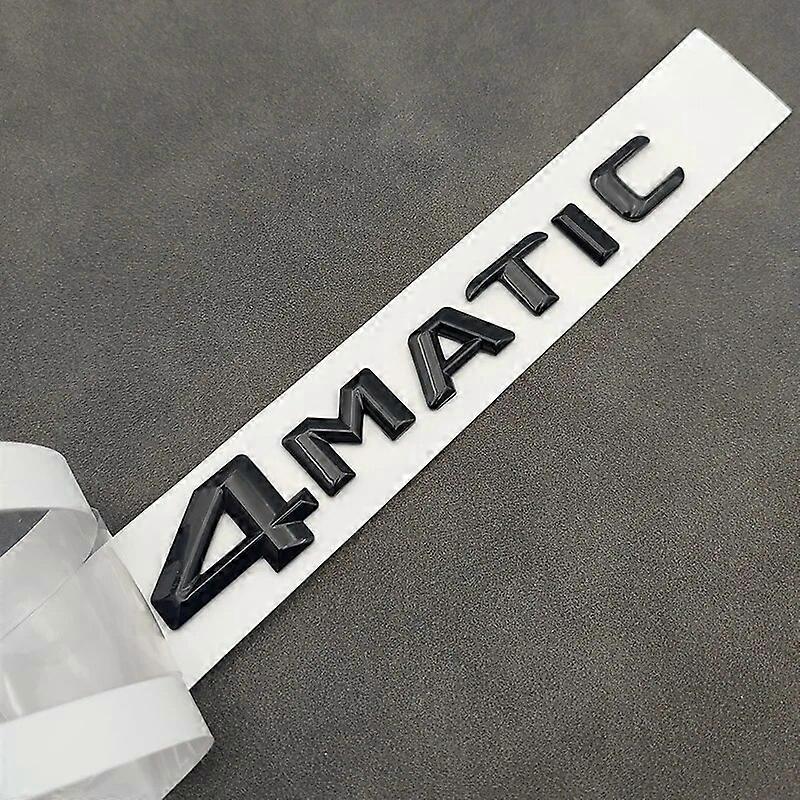 3D 4MATIC Logo Car Trunk Emblem Badge For Mercedes AMG E C S GLC GLA ...