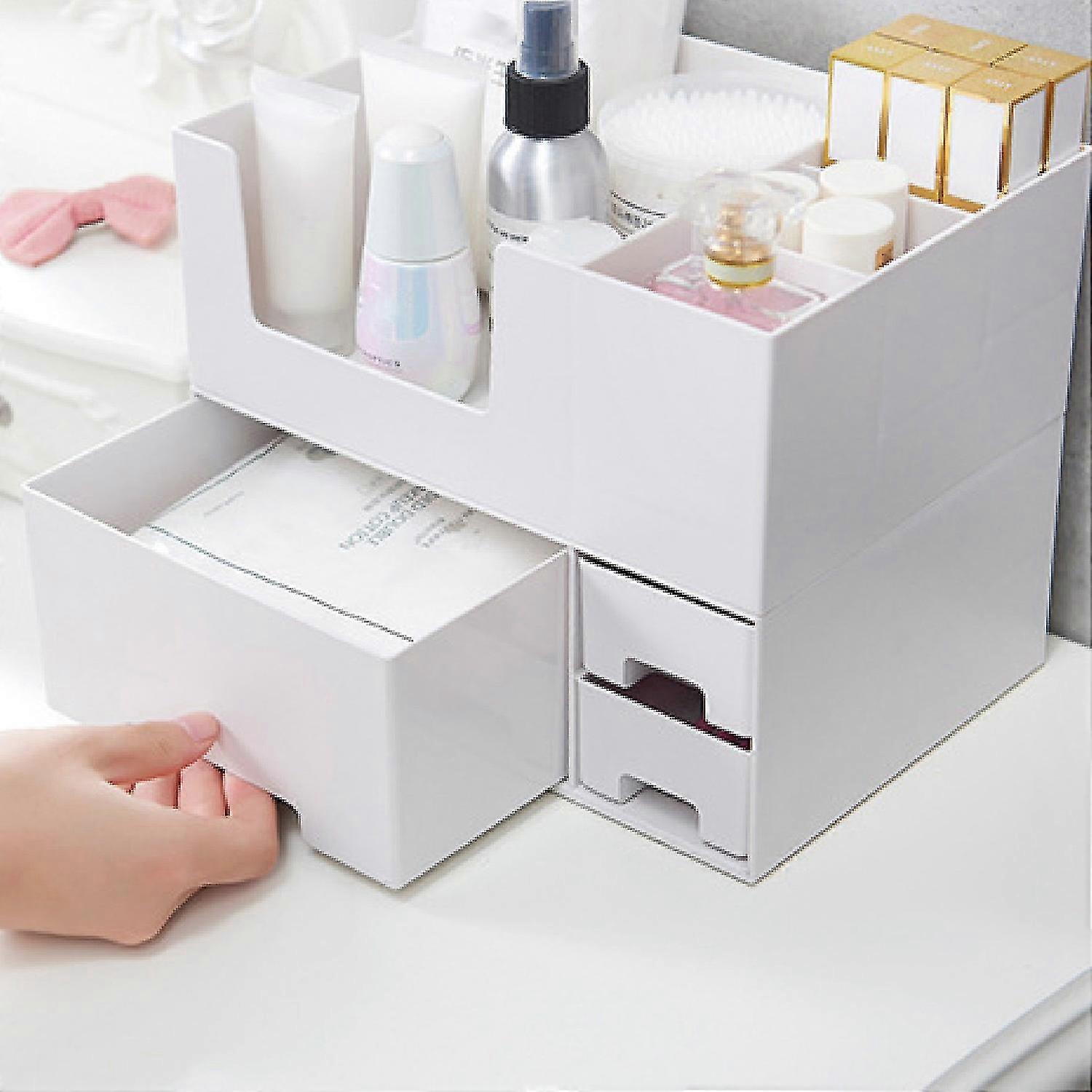 Plastic Storage Box Simple Convenient Stable Drawer Cosmetic Storage ...