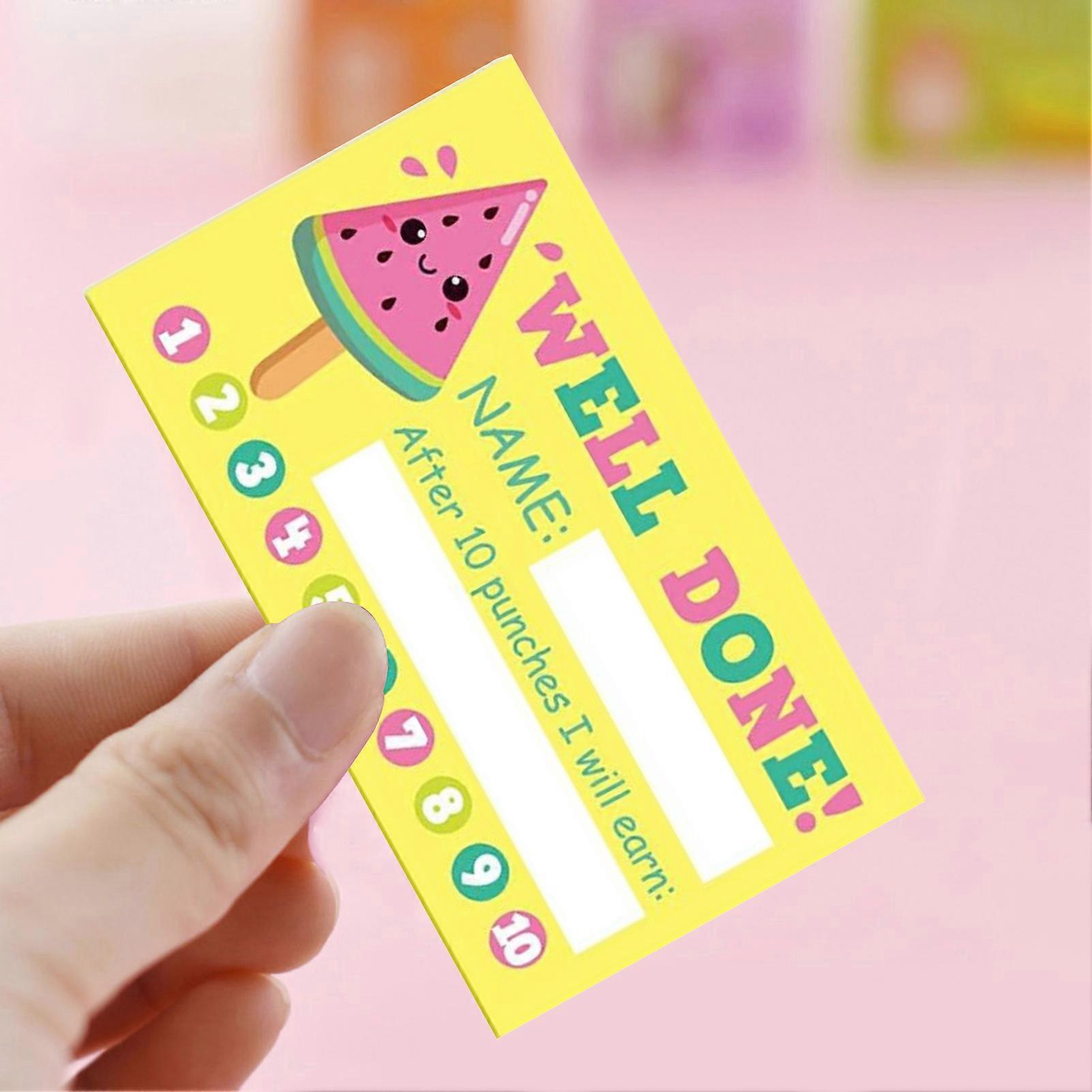 50Pcs Reward Cards Versatile Motivational Supportive Incentive ...