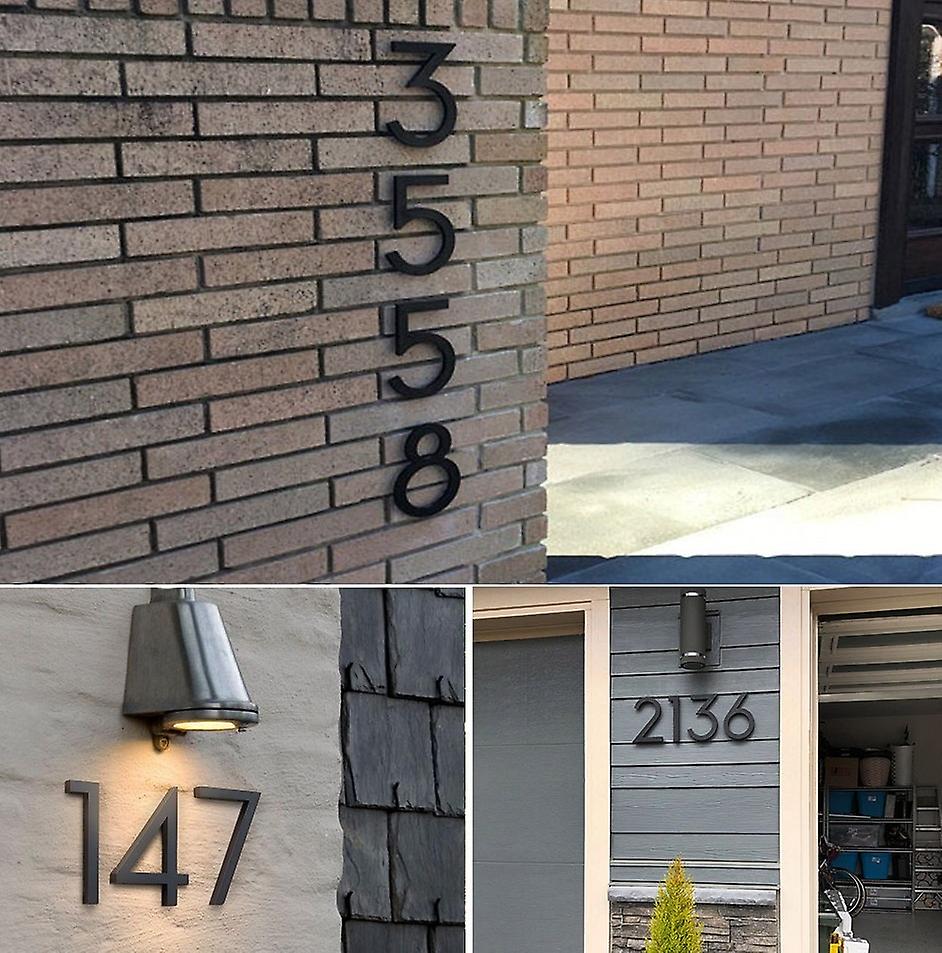 Large Floating Address Number For House Or Hotel Aliuminum 6 Inch 15cm ...