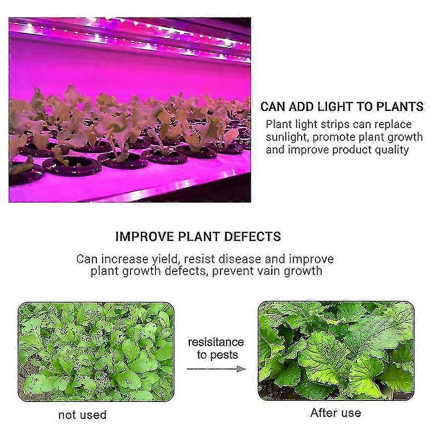 Dc 5v Usb Led Grow Light Full Spectrum 0.5-3m Plant Light Grow Led ...