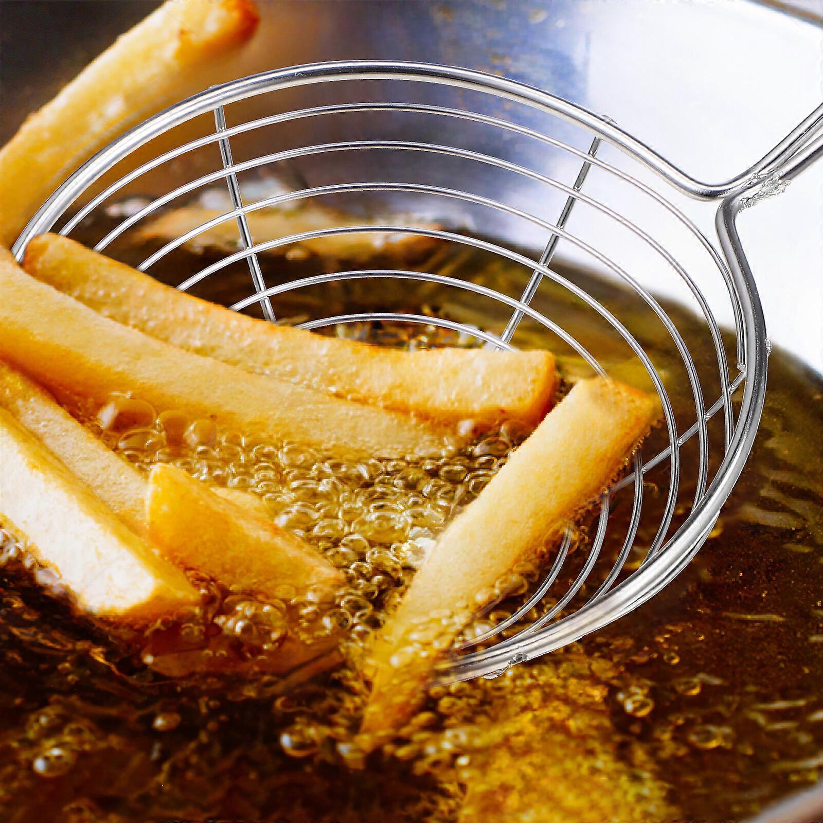 3pcs Spider Strainer Stainless Steel Skimmer Ladle Colander Food ...