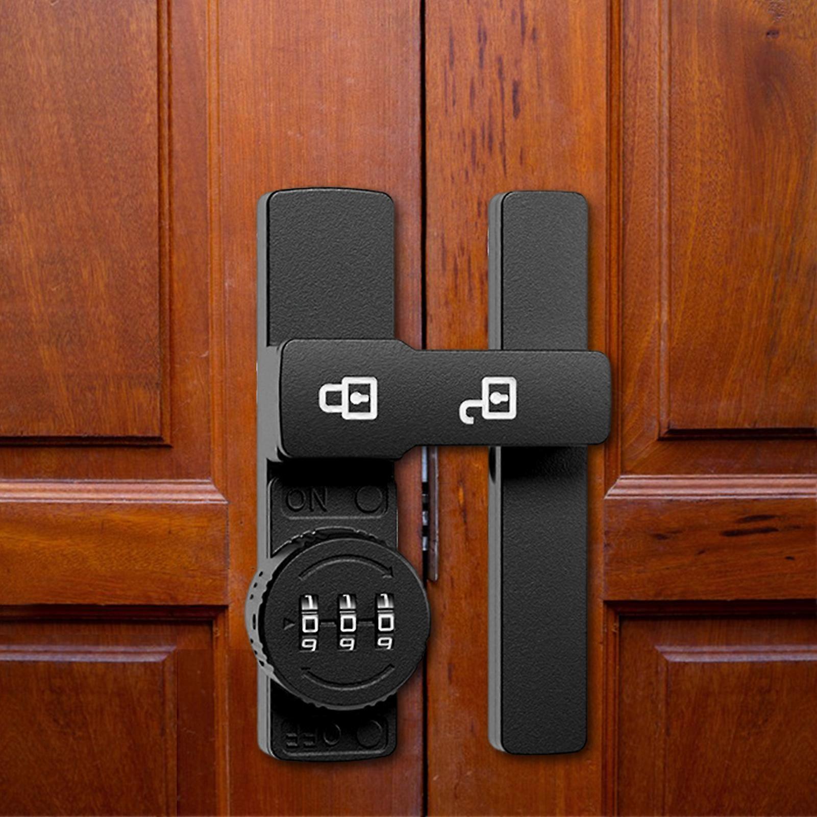 Flip Latch Lock with Combination Easy to Install Punch Free 3-Digit ...