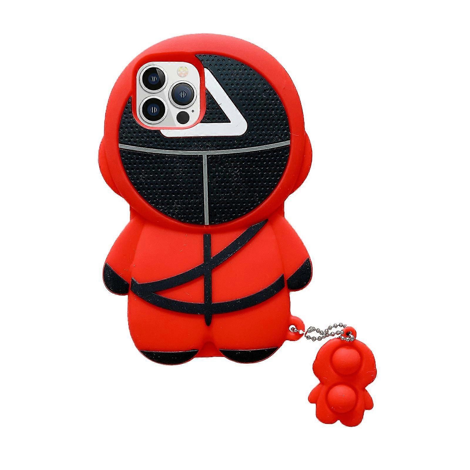 Squid Game Case Cover With Pendant For Iphone 12/12 Pro 6.1 Inch Cute ...
