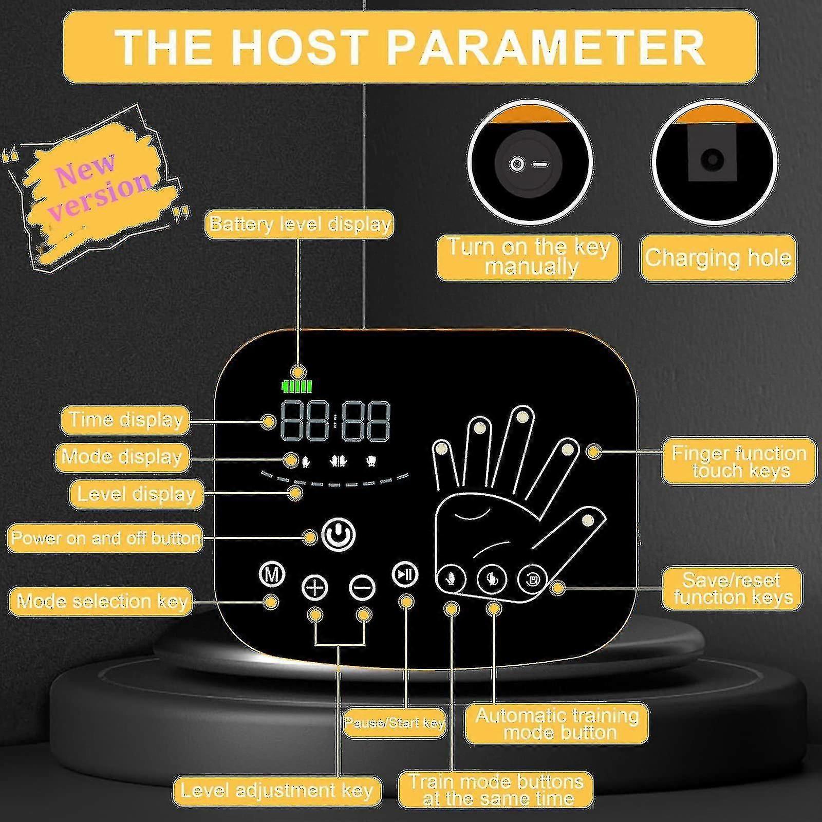 Upgraded Hand Rehabilitation Robot Glove Arthritis Stroke Glove Hand ...
