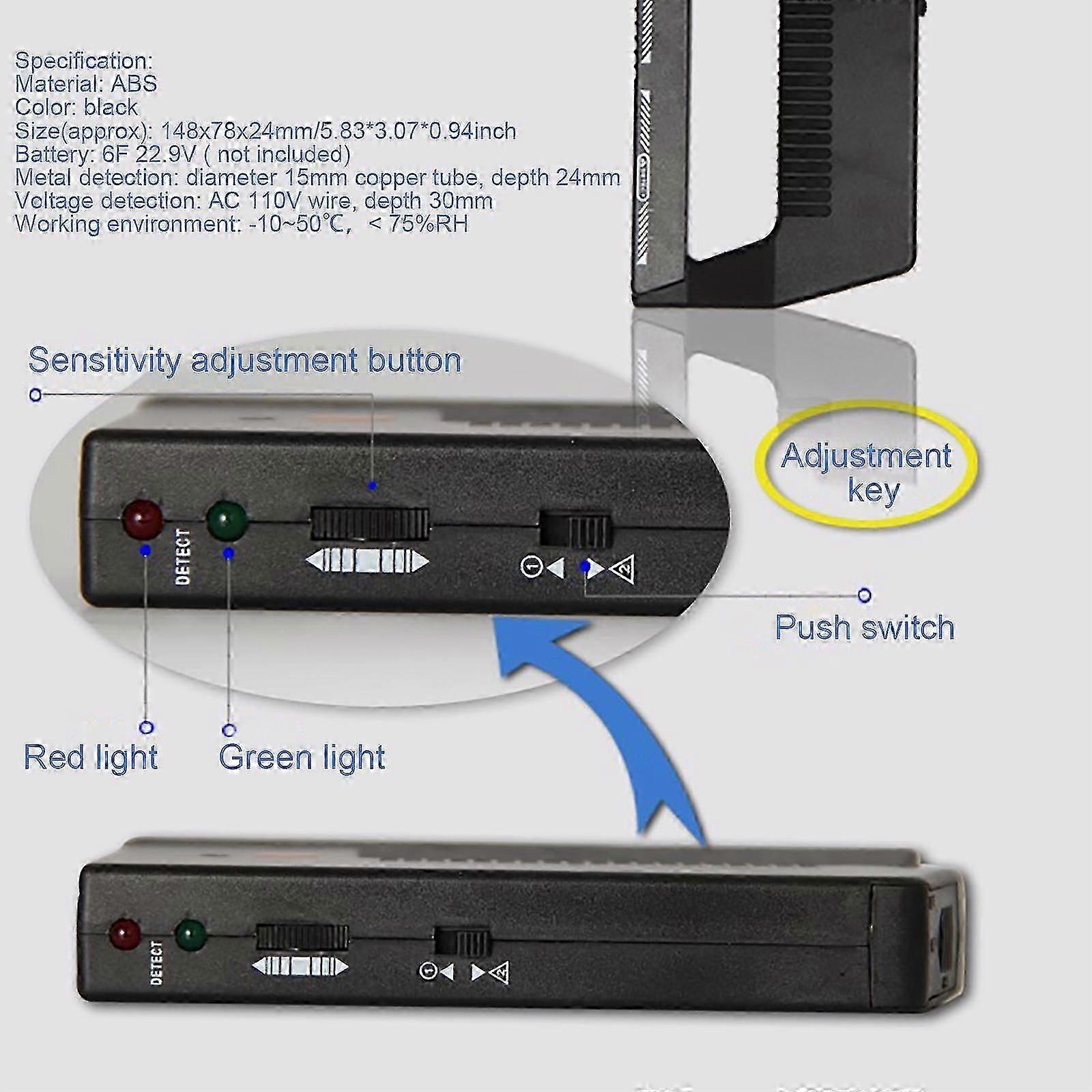 Promotion Handheld Metal Detector Loose Wire and Power Detector WPP123 ...