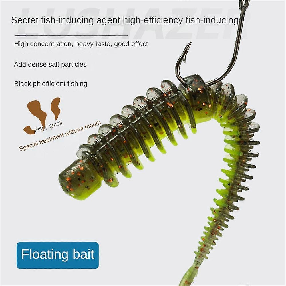 10 pieces of floating water light dance worm with salt and fishy smell ...