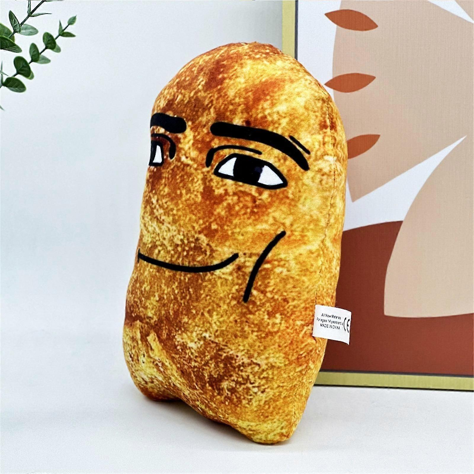 Chicken Nugget Meme Plushies Toy Funny Big Block Plush Pillow Cute ...