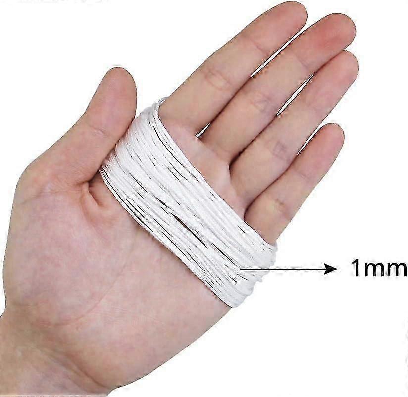 150-Yard Braided Shade Rope 1mm White Polyethylene Cord for Blinds and ...