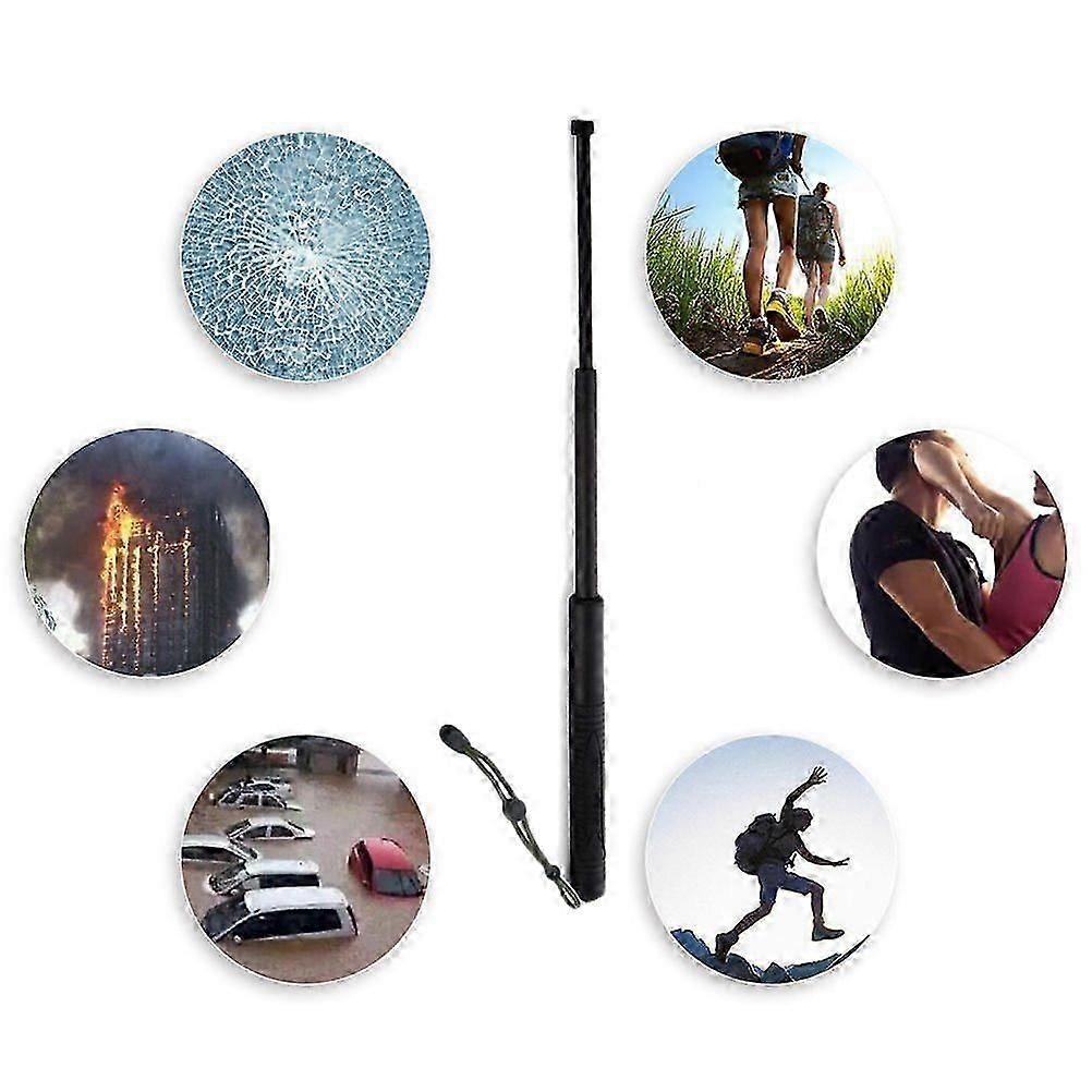 3 Section Telescopic Pole Walking Sticks Poles Stick Ultralight ...