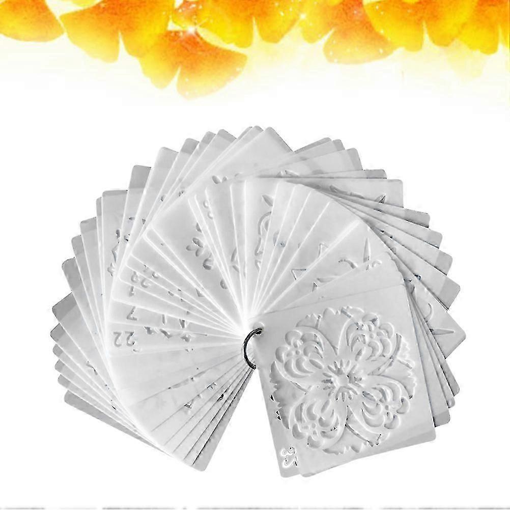 36 Pcs Tile Stencil Mandala Art Stencils Drawing Templates Dot Mandala ...